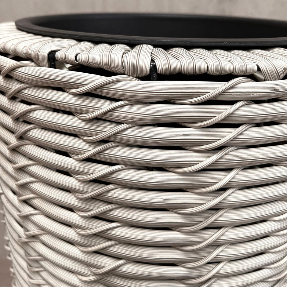 Poly Rattan Wicker Planter Pots & Baskets – Direct Factory Furniture ...