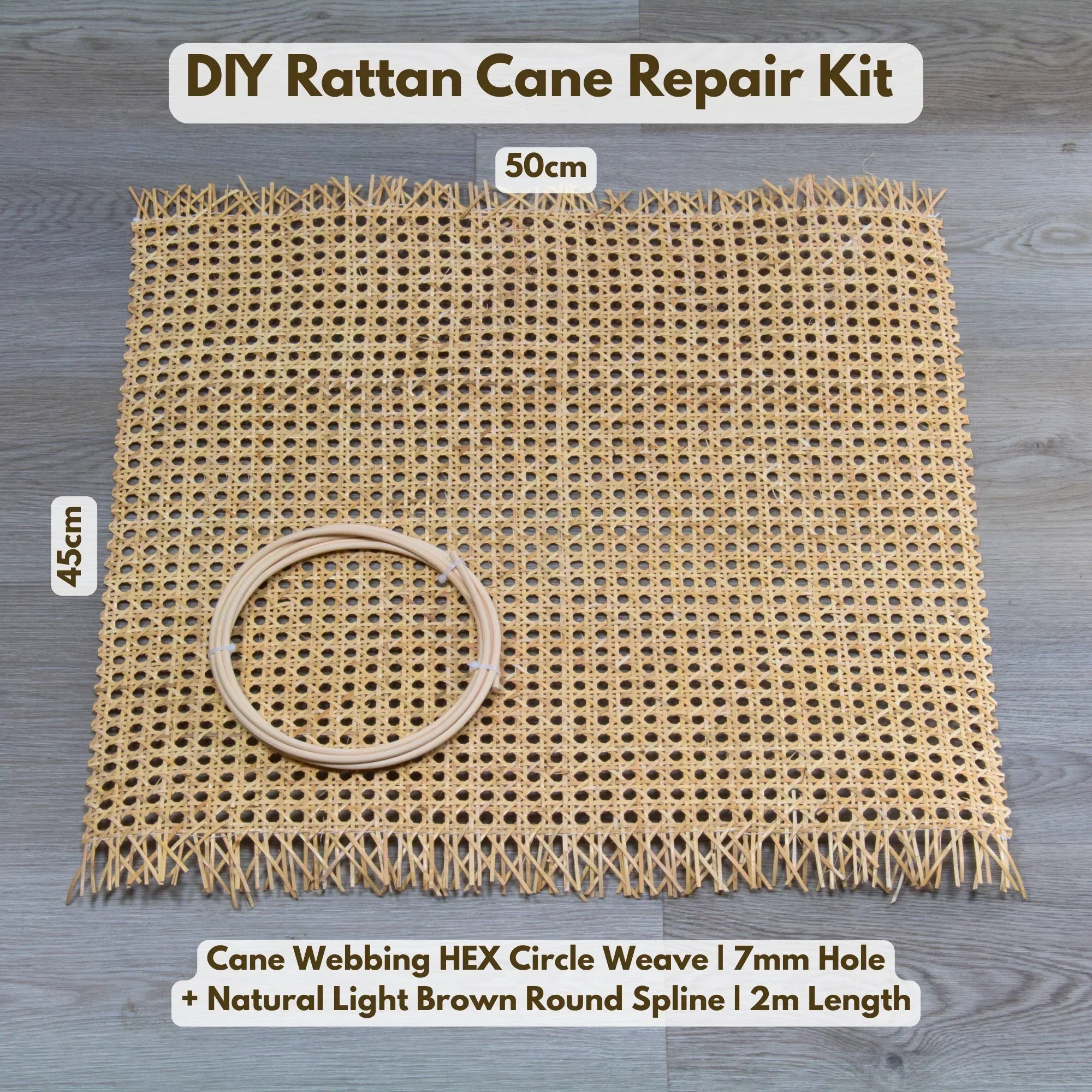 Natural Rattan Cane Chair DIY Repair Kit – Direct Factory Furniture ...