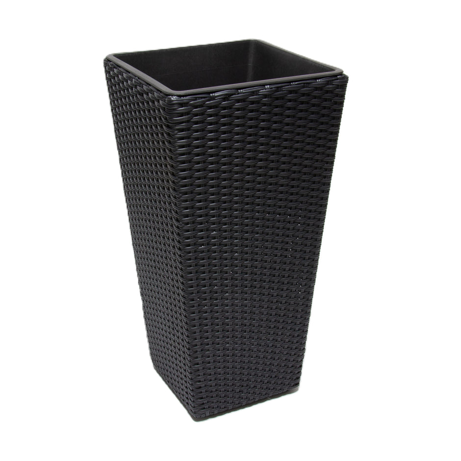 Poly Rattan Wicker Planter Pots & Baskets – Direct Factory Furniture ...