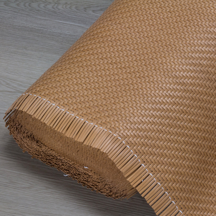 PLASTIC Rattan Cane Webbing | HERRINGBONE | DARK BROWN – Direct Factory ...